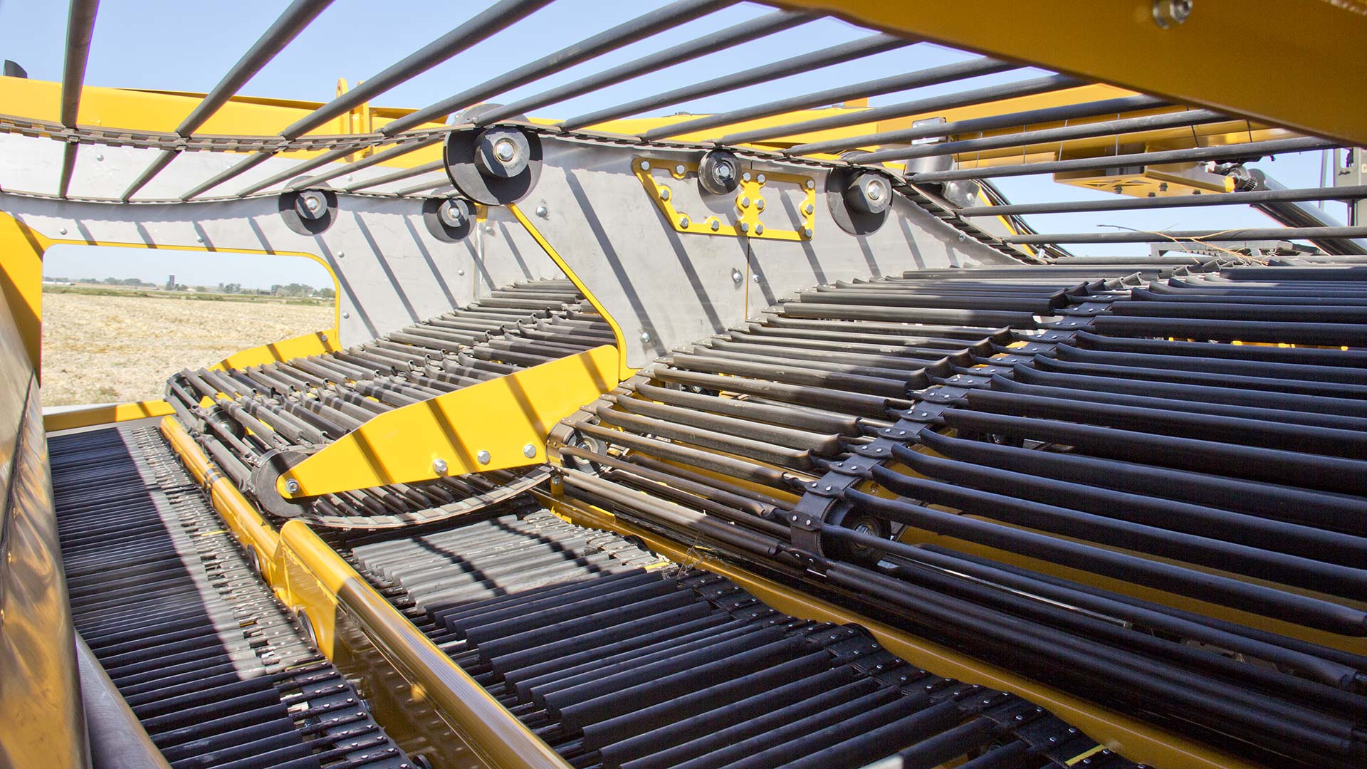 6500 Series Windrowers: Fast, High-Capacity Potato Harvesting Machines